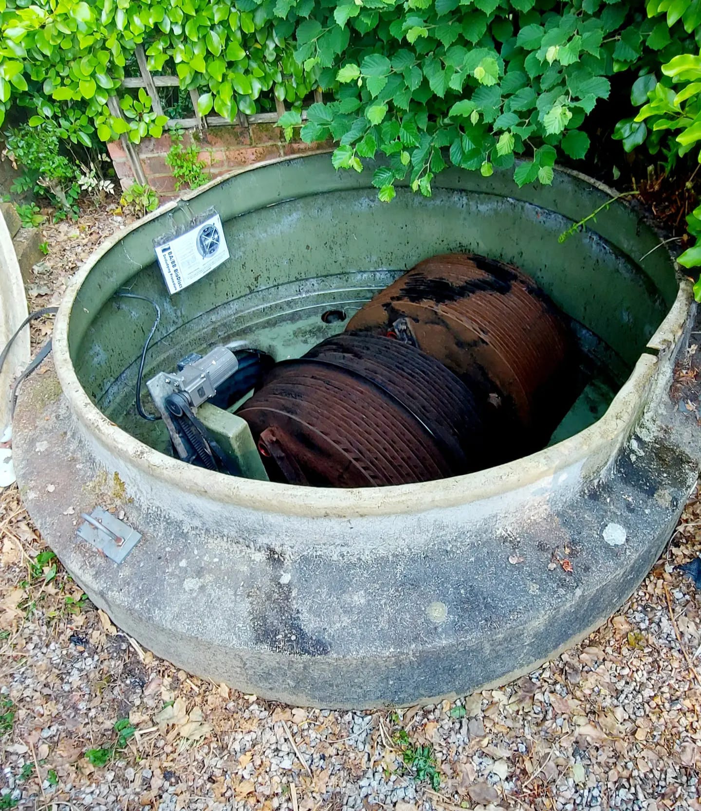 Klargester BioDisc Sewage Treatment Plant de-sludge and routine service ...